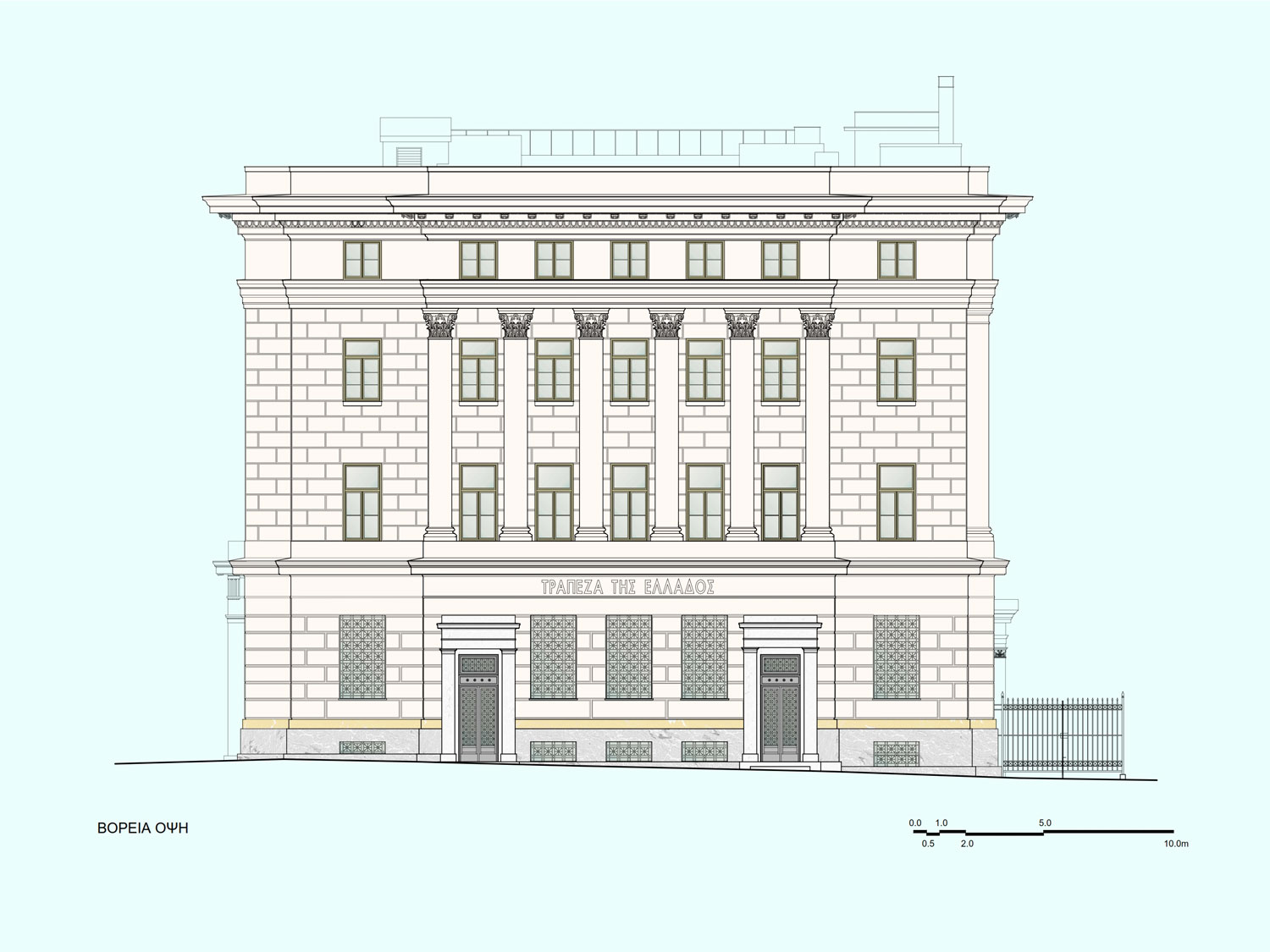 Αποκατάσταση των όψεων του κτιρίου του Ναυτικού Απομαχικού Ταμείου ...