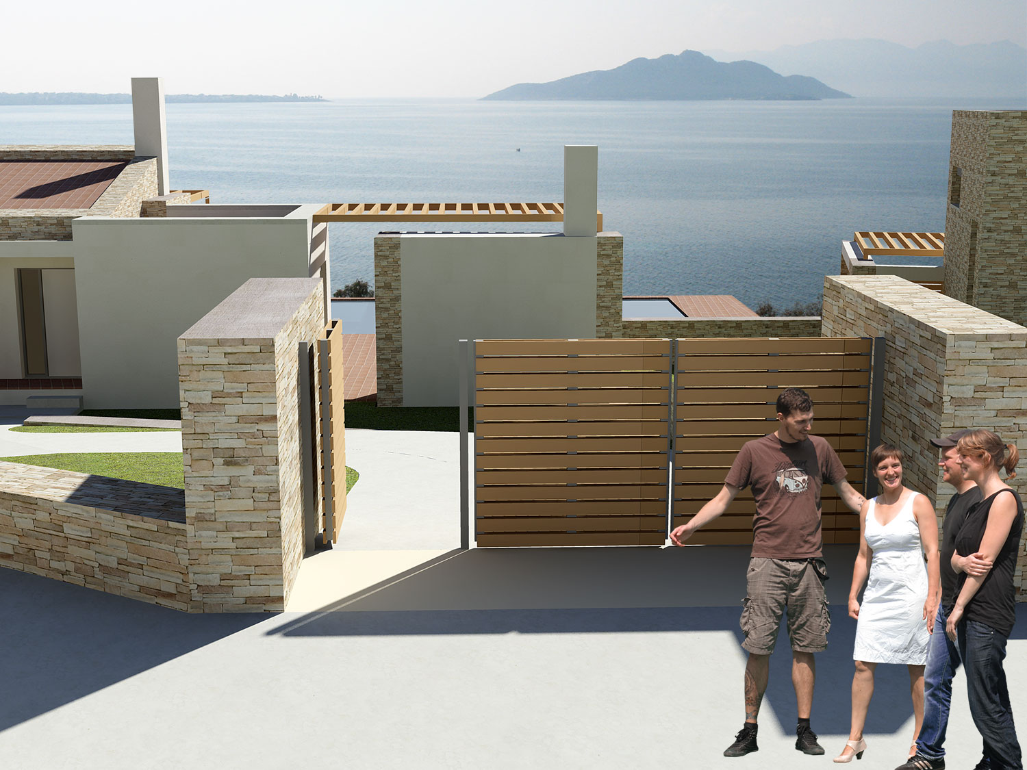 Συγκρότημα τεσσάρων παραθεριστικών κατοικιών - ΚΟΜ37 Αρχιτέκτονες